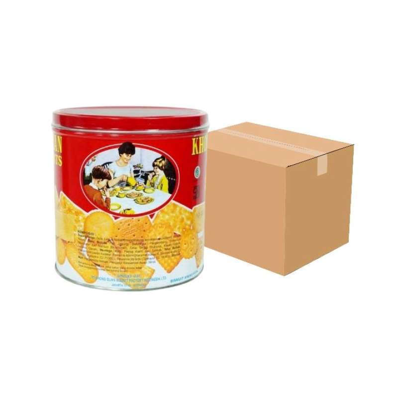 Jual Khong Guan Assorted Biscuits Kaleng Merah Mini 1 Karton (6 X 650gr ...