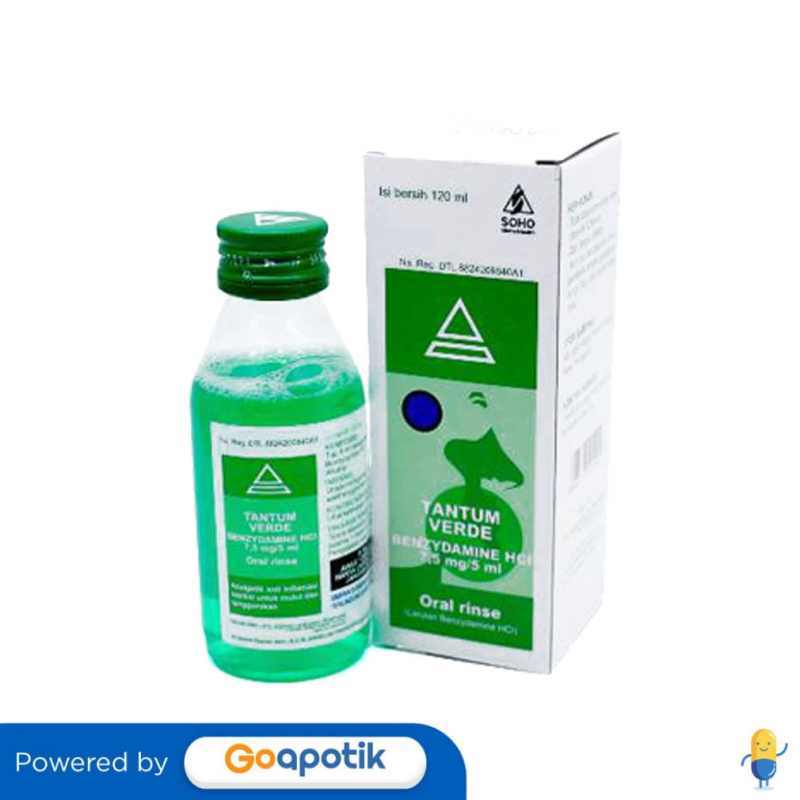 Jual Tantum Verde Larutan Kumur 120 Ml Di Seller Apotek Pasuketan Perum ...