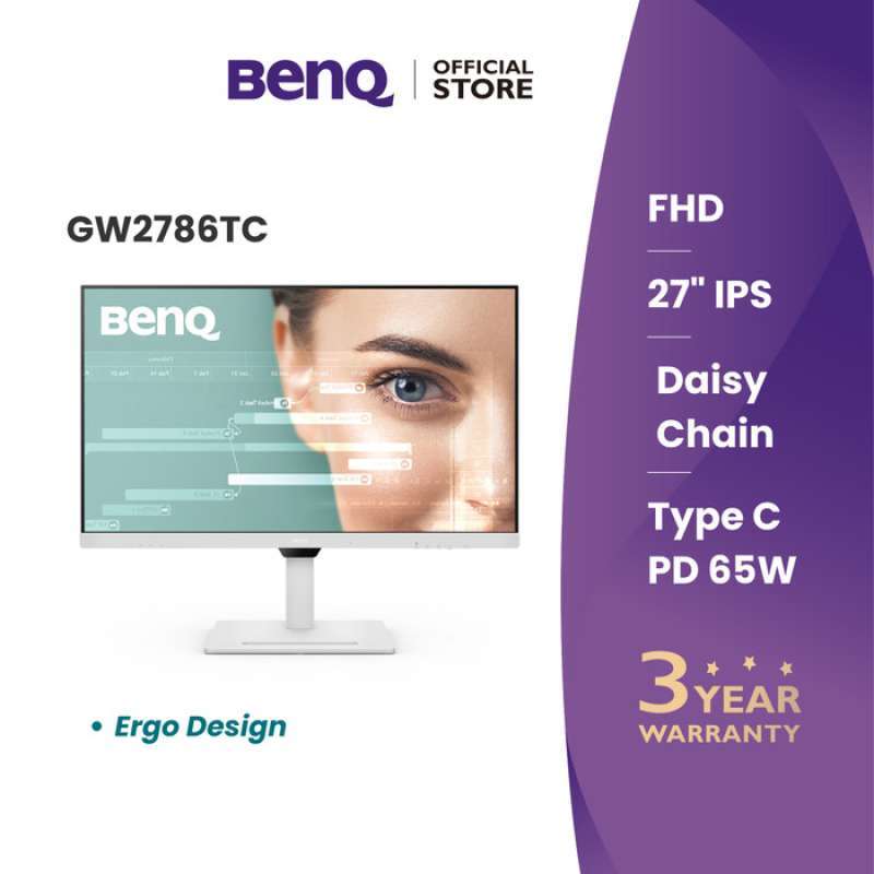 Promo Benq Gw2786tc 27 Ips 1080p Home Office Monitor, Fhd, Usb-c, 100hz ...