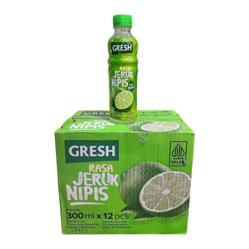 Jual Gresh Minuman Rasa Jeruk Nipis 1 Karton (12 X 300ml) Di Seller ...