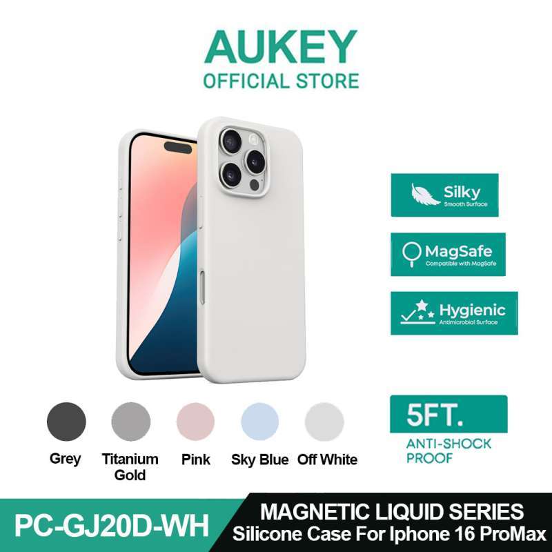 Promo Aukey iPhone 16 Promax MagSafe Case Silicone Premium Casing Hp ...
