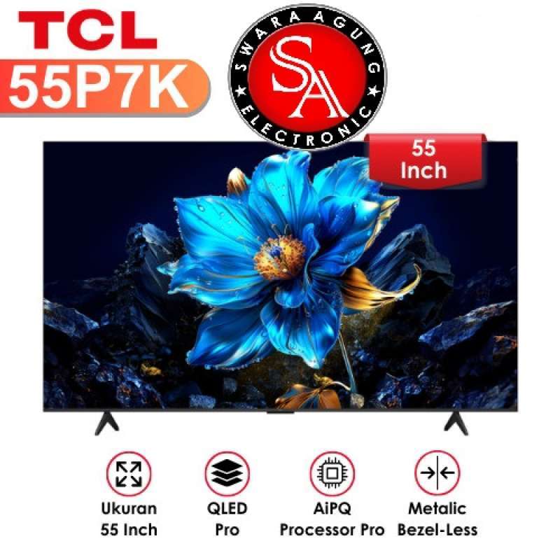 Promo Qled Uhd 4k Google Tv 55 Inch Tcl Type : 55p7k - Quantum Dot Hdr ...