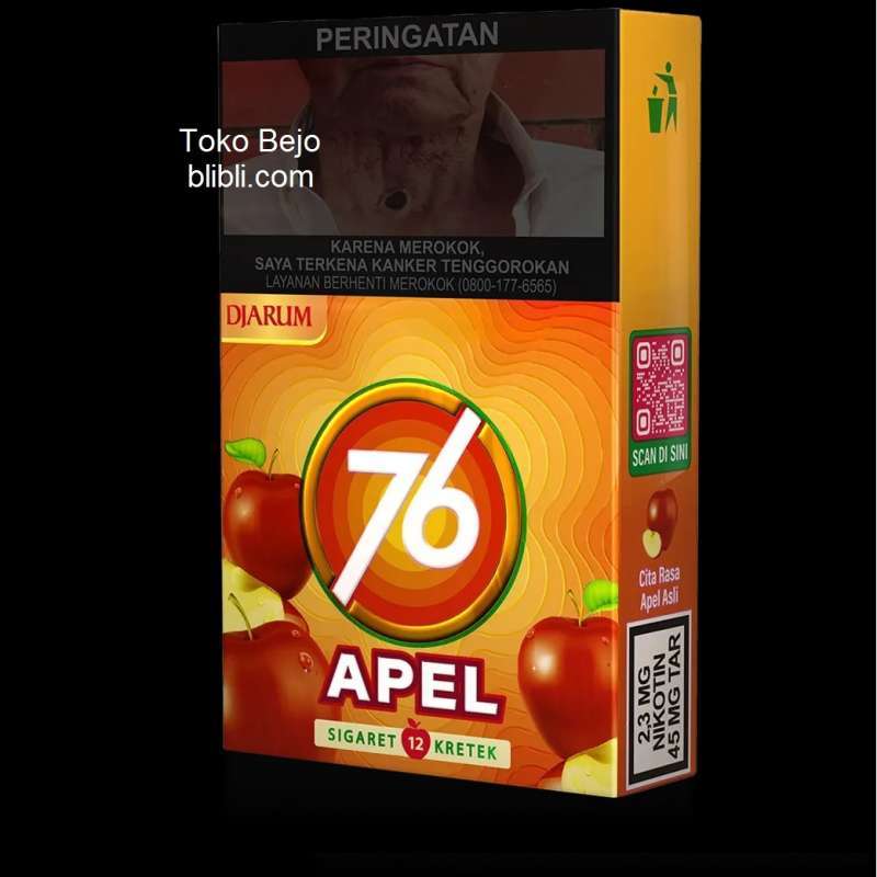 Jual Rokok Kretek Djarum 76 Apel ( Harga Per Slop ) Di Seller Toko Bejo ...