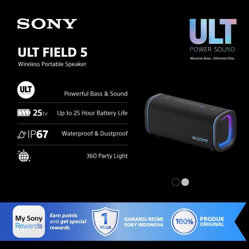 Jual Sony Ult Field 5 Wireless Portable Speaker / Srs-ult50 Di Seller ...
