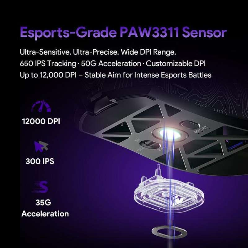 Promo Furycube G11 / G-11 Ultra Lightweight Wireless Gaming Mouse ...