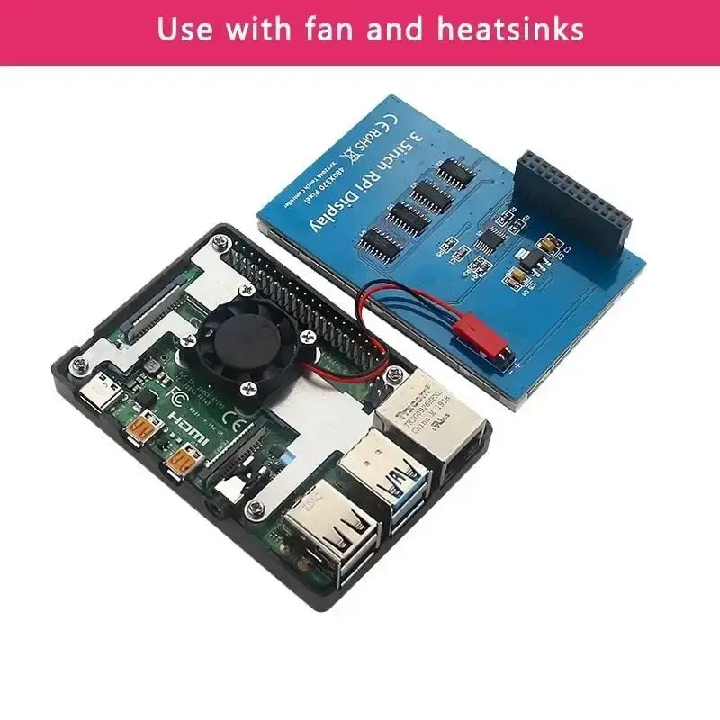 Jual Kit-2e(32) : Raspberry Pi 4 (4gb Ram) Kit Lcd 3.5 Inch Microsd ...