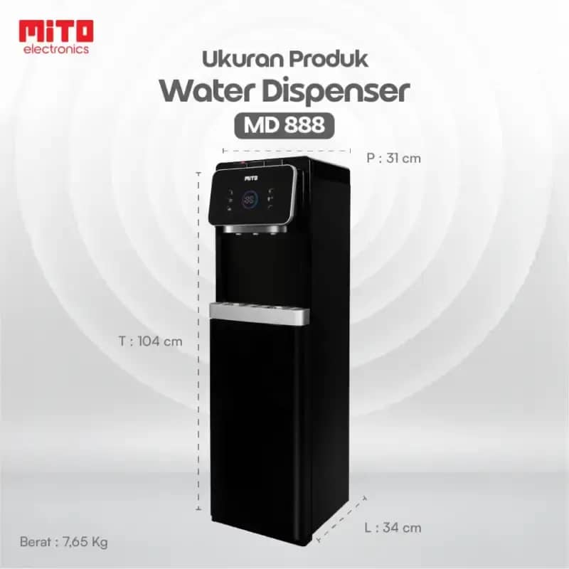 Promo Mito Md888 Digital Dispenser | Big Touch Screen | One Touch Mode ...