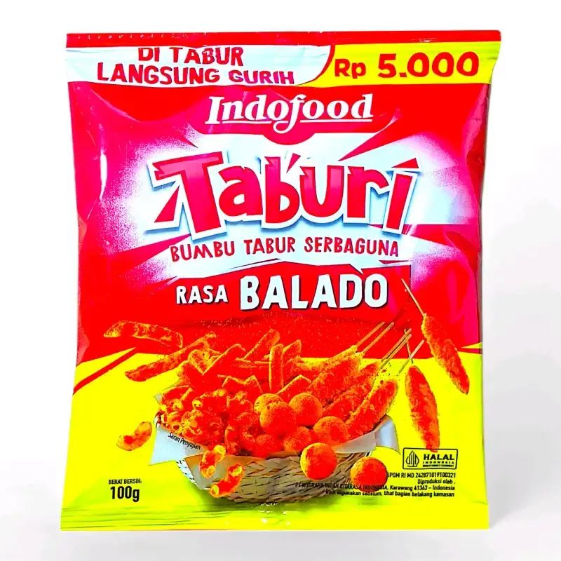 Jual Indofood Taburi [1 Bungkus Isi 100g] - Bumbu Tabur Serbaguna Rasa ...