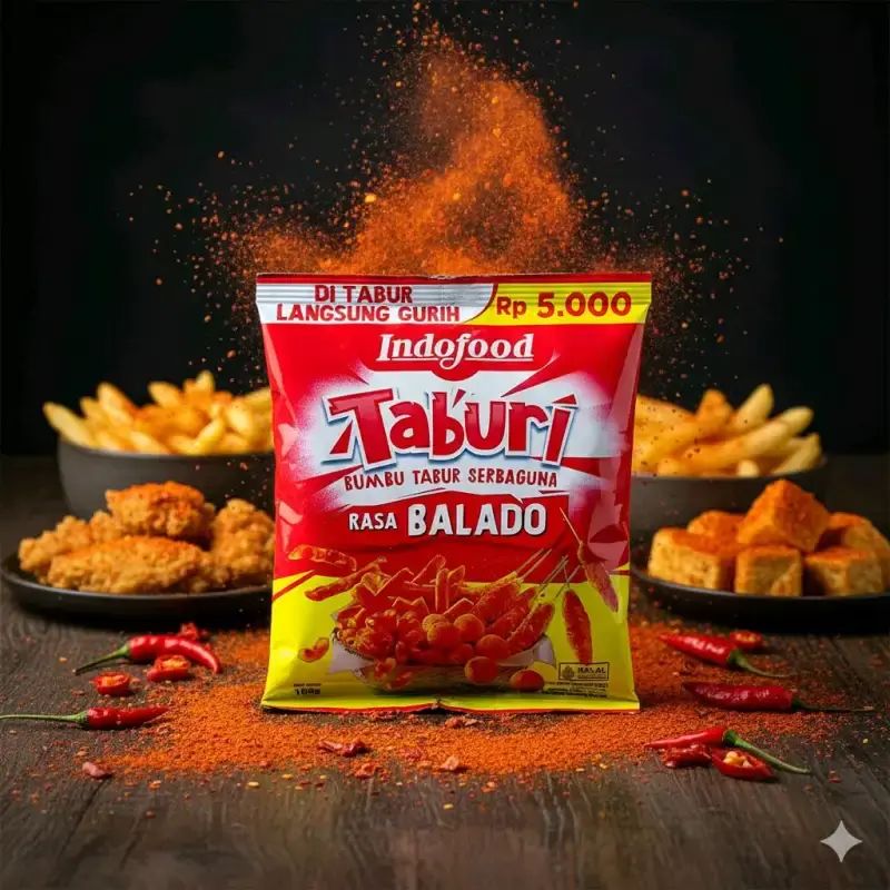 Jual Indofood Taburi [1 Bungkus Isi 100g] - Bumbu Tabur Serbaguna Rasa ...