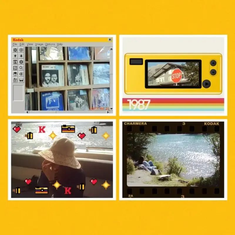 Jual Kodak Charmera Mini Camera Keychain Digital Camera Blind Box Kodak ...