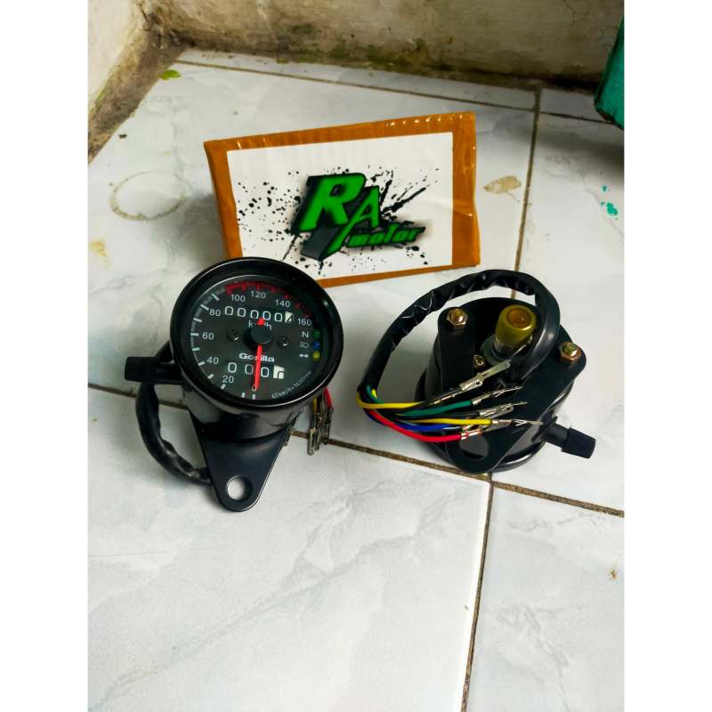 Promo Speedometer Bulat Kecil Indikator Netral Universal Import Diskon ...