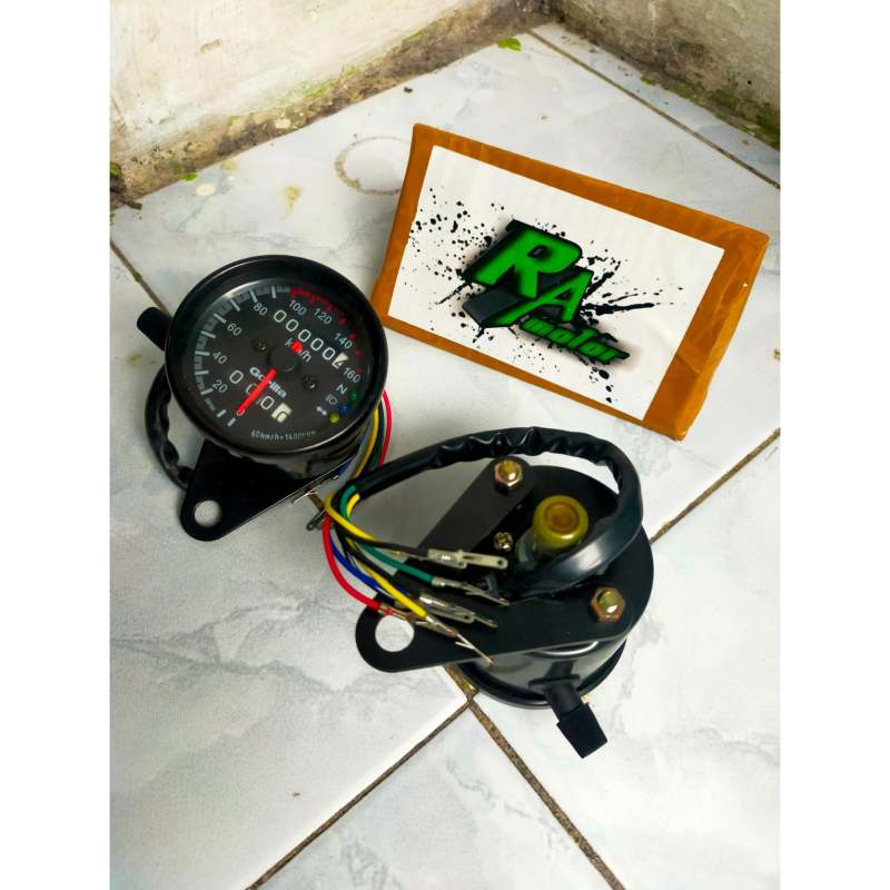 Promo Speedometer Bulat Kecil Indikator Netral Universal Import Diskon ...