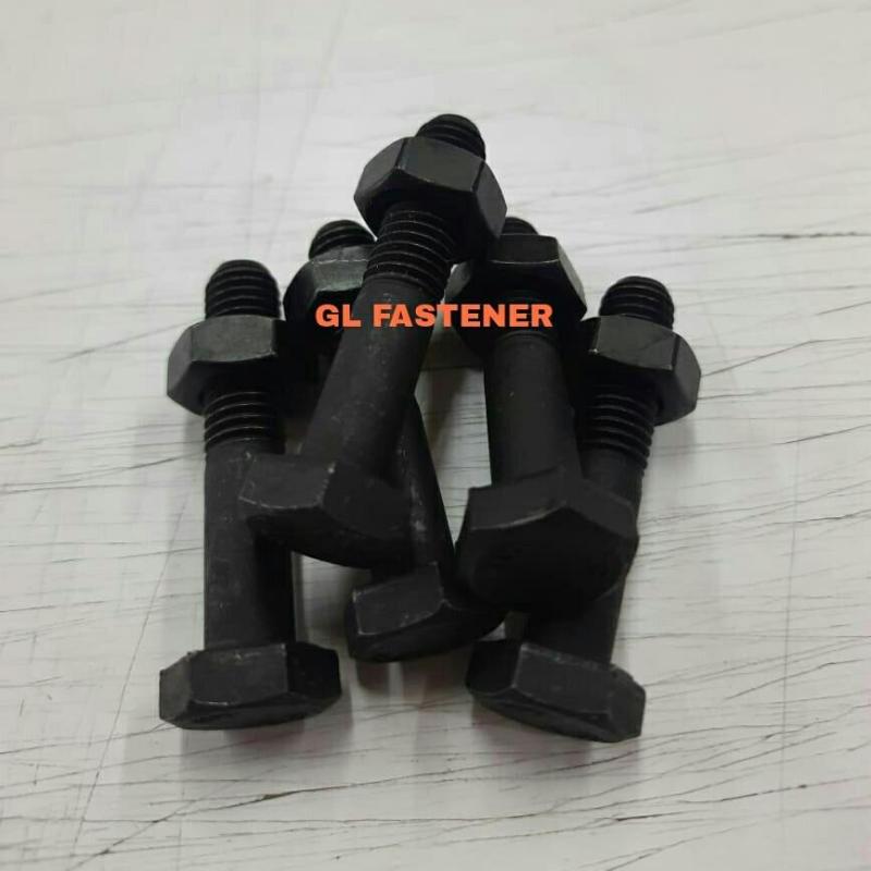 Jual Baut Mur Baja 8.8 M16 X 60 Htb Grade 8.8 Kunci 24 Half Drat P2.0 Ht Di Seller Gl Fastener ...