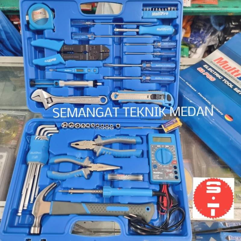 Jual 52pcs Paket Tool Kit Electric Elektrik Listrik Box 52 Pcs Set Multipro Di Seller Semangat Teknik Official Store Pasar Baru Kota Medan Blibli