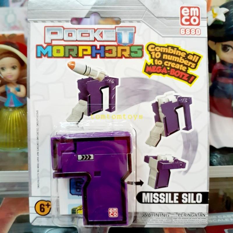 Jual Emco Pocket Morphers Numbers Robot Angka Megabotz Mainan ...