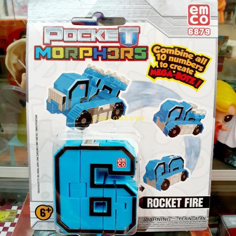Jual Emco Pocket Morphers Numbers Robot Angka Megabotz Mainan ...