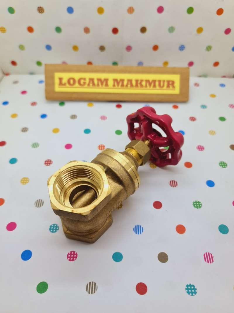 Promo Stop Kran Kuningan 1/2 Model Putar (gate Valve) - Onda Original ...