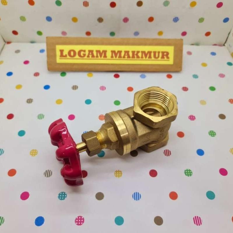 Promo Stop Kran Kuningan 1/2 Model Putar (gate Valve) - Onda Original ...