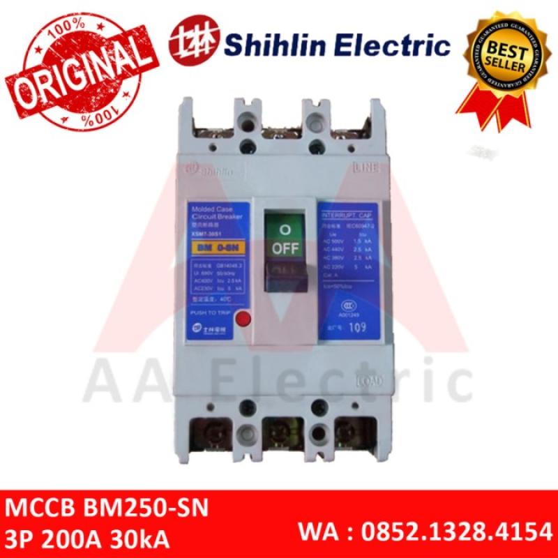 Promo Mccb Shihlin Electric Bm250-sn 3 Pole 200a 30ka / Bm250sn 3p 200a Diskon 23% Di Seller ...