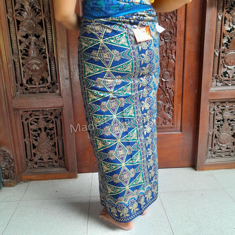 Jual Kain Kamen Batik Halus Bali Motif Keong Lembaran - Hijau Di Seller ...