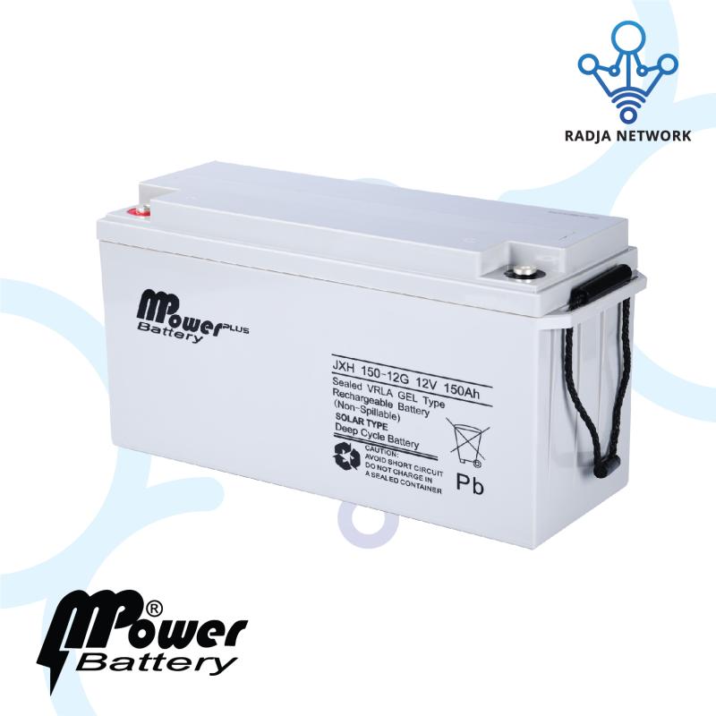 Jual Battery Solar Panel / Ups Vrla Mpower Jxh150-12g 12v 150ah Di ...