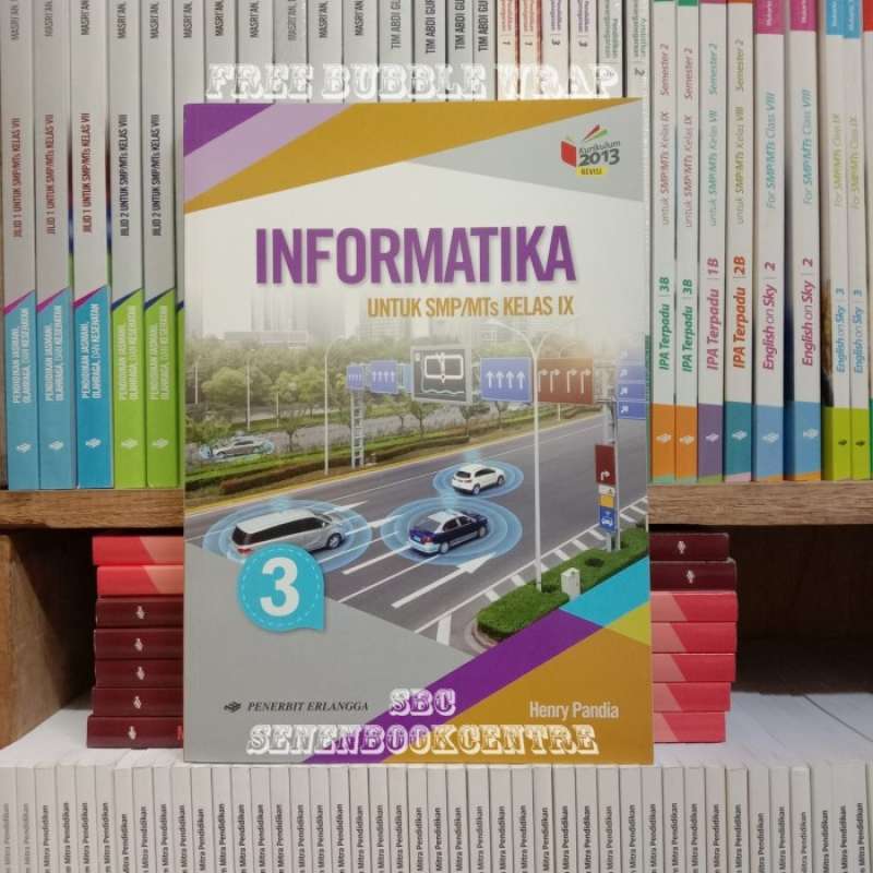 Promo Buku Informatika Kelas 3/IX 9 SMP K13 Revisi Erlangga Diskon 23% ...