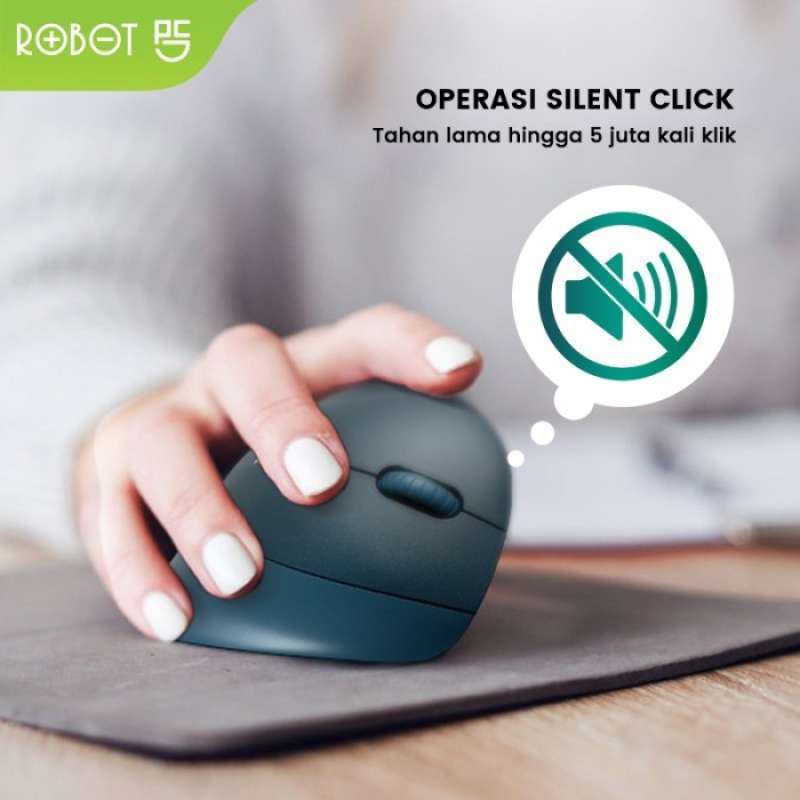 Jual Robot Guru Master 1 Vertical Bluetooth Wireless Mouse (spt ...