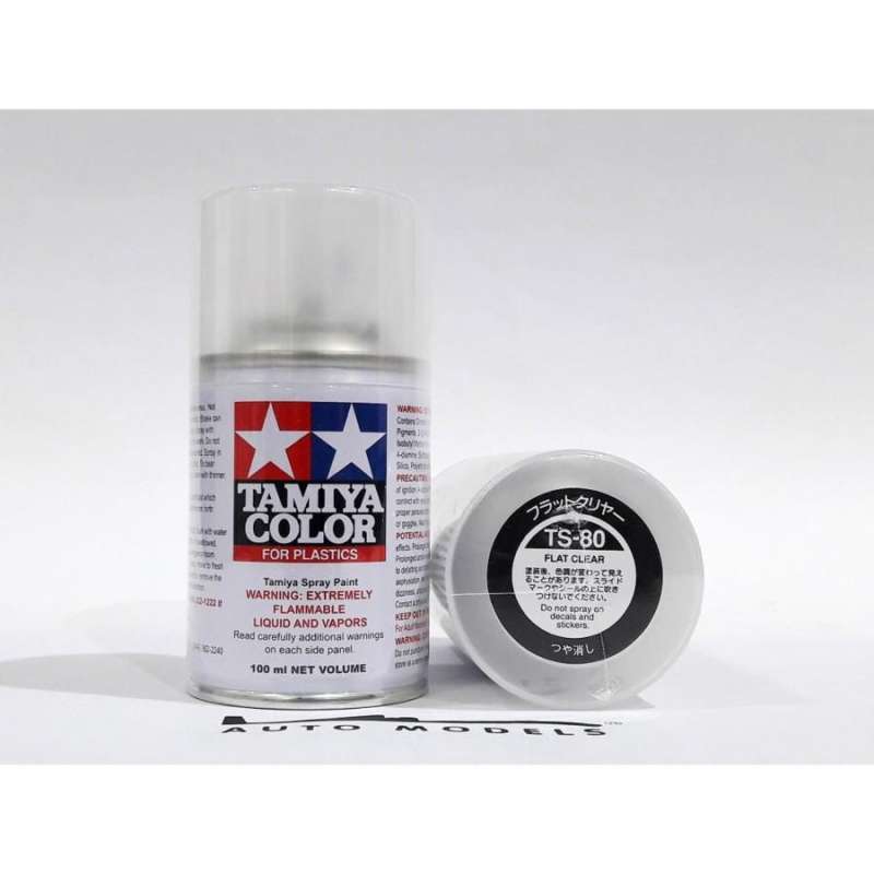 Jual Tamiya Ts-80 Flat Clear Spray Paint Di Seller Automodels - Kelapa ...