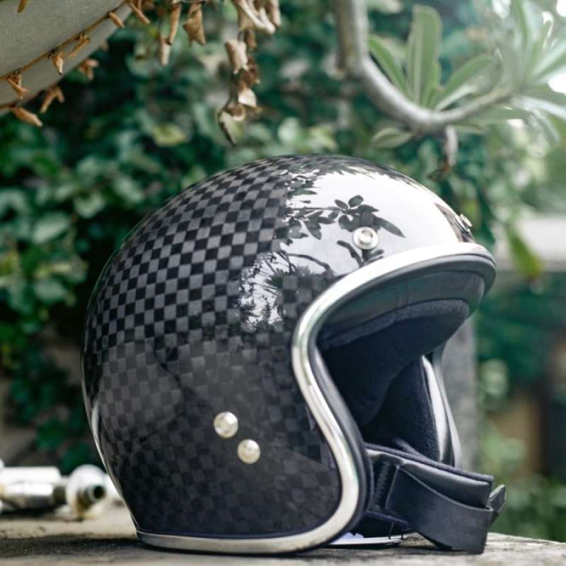 Jual Jericho Helm Carbon Retro Srt500 Helm Retro Sni Original Di Seller ...