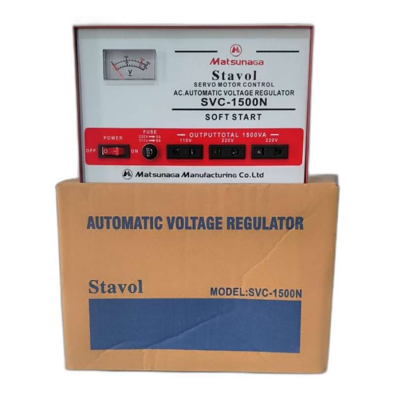 Promo Stavolt Svc 1500w Matsunaga / Stabilizer 1500 Mts / Stavol 1500 Watt Diskon 23% Di Seller ...