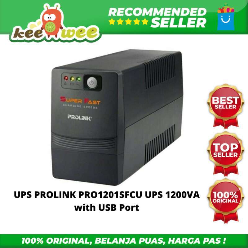 Jual UPS PROLINK PRO1201SFCU UPS 1200VA with USB Port di Seller KeeWee ...