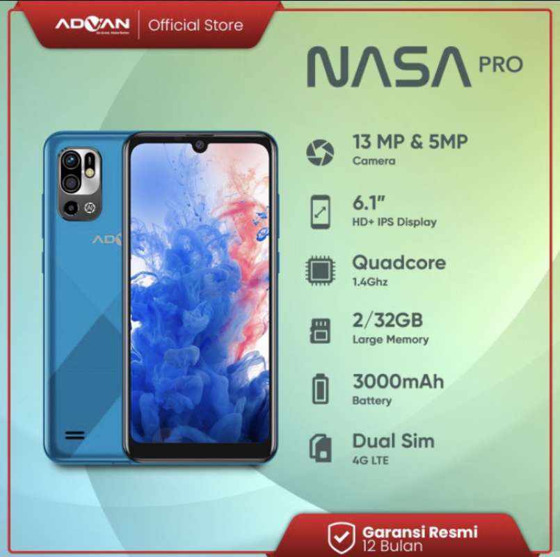 Jual Advan Nasa Pro 2gb / 32gb Netizen Hero Android Smartphone Di ...