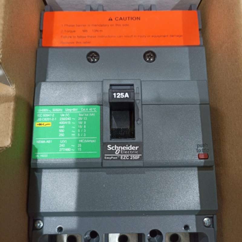Promo MCCB SCHNEIDER EZC250F 125A, 160A, 200A, 225A , 250A 3phase ...