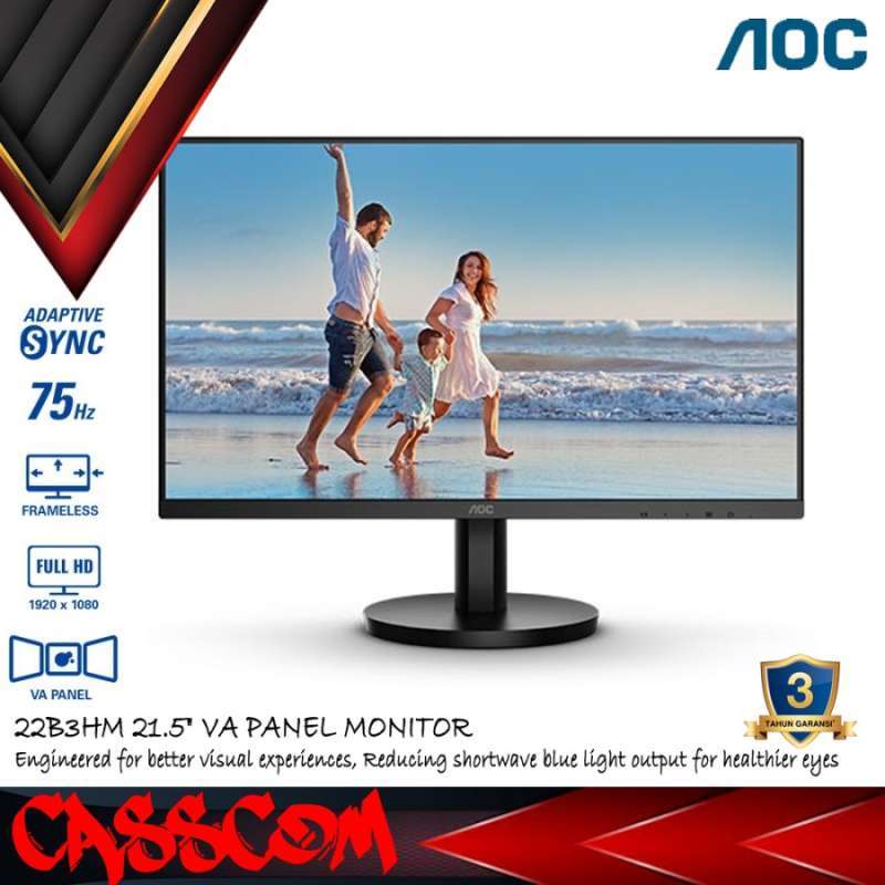 Jual Monitor Led Aoc 22b3hm 22 1080p 75hz Vga Hdmi Vesa Adaptive Sync ...