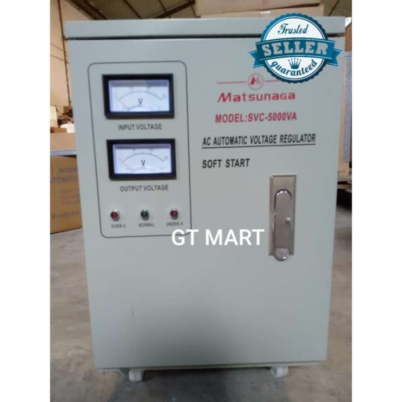 Promo Matsunaga Stavol Stabilizer 5000 watt 5KVA penstabil tegangan ...