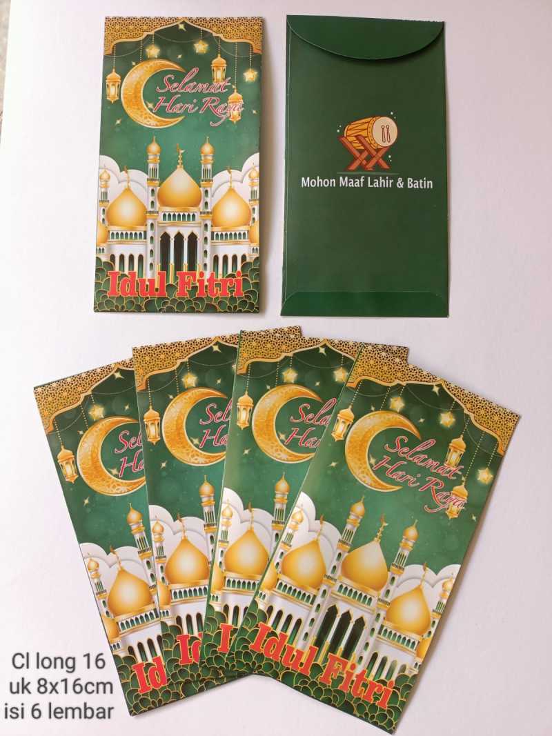 Promo AMPLOP PANJANG / AMPLOP LEBARAN HARI RAYA/ ANGPAO Diskon 34% di ...