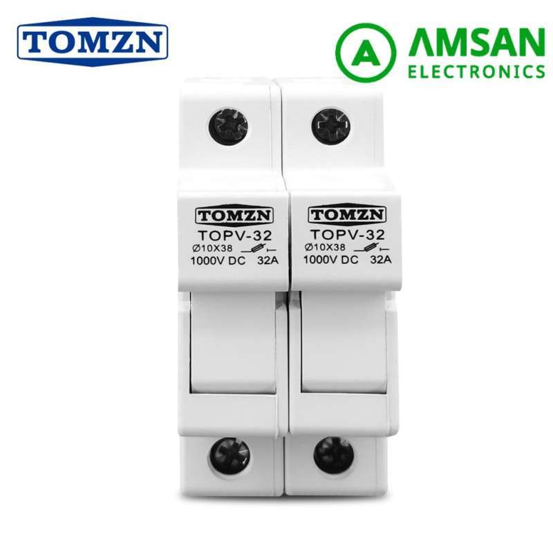 Promo DC Fuse Holder Tomzn Topv-32 Solar Pv 2p 1000v Rumah Sekring ...
