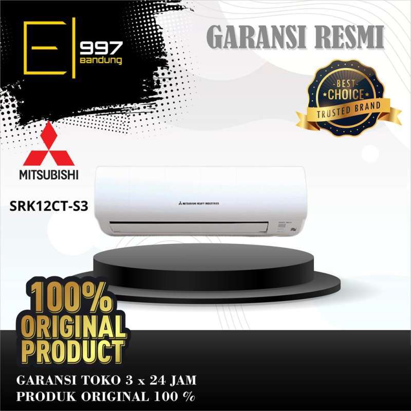 Promo AC MITSUBISHI SRK12CT-S3 / SRK 12CT-S3 , HEAVY DUTY STANDAR 1.5 PK Diskon 13% di Seller ...