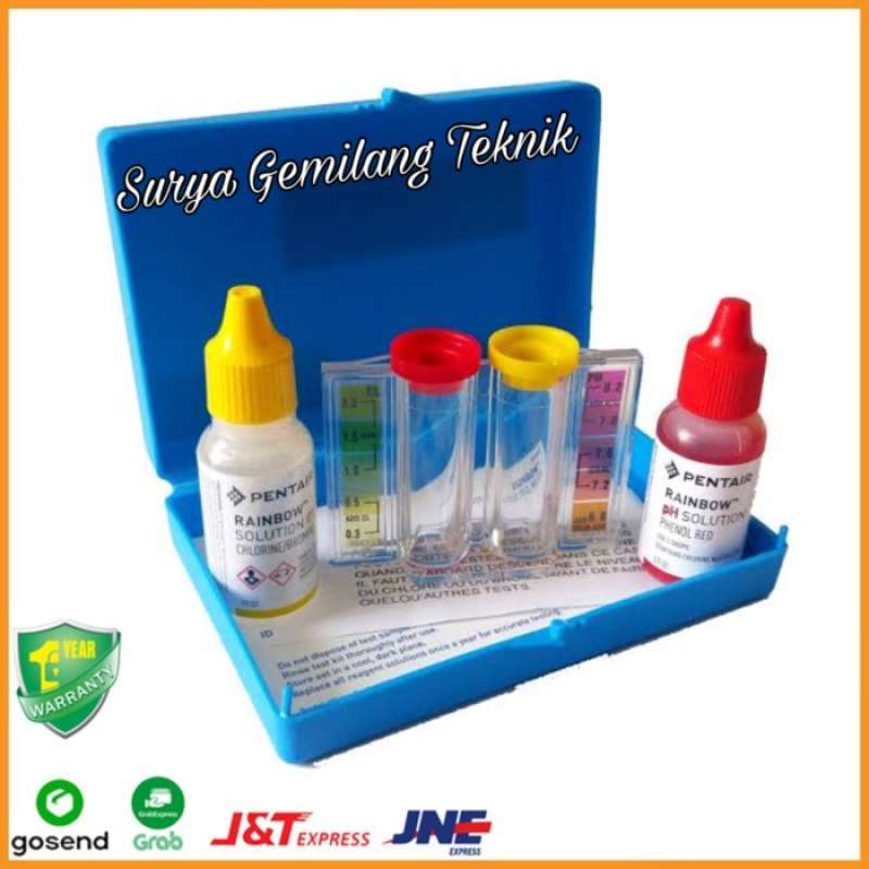 Promo Test Kit Pentair 2 in 1 Rainbow Water Test Kit Kolam Renang ...