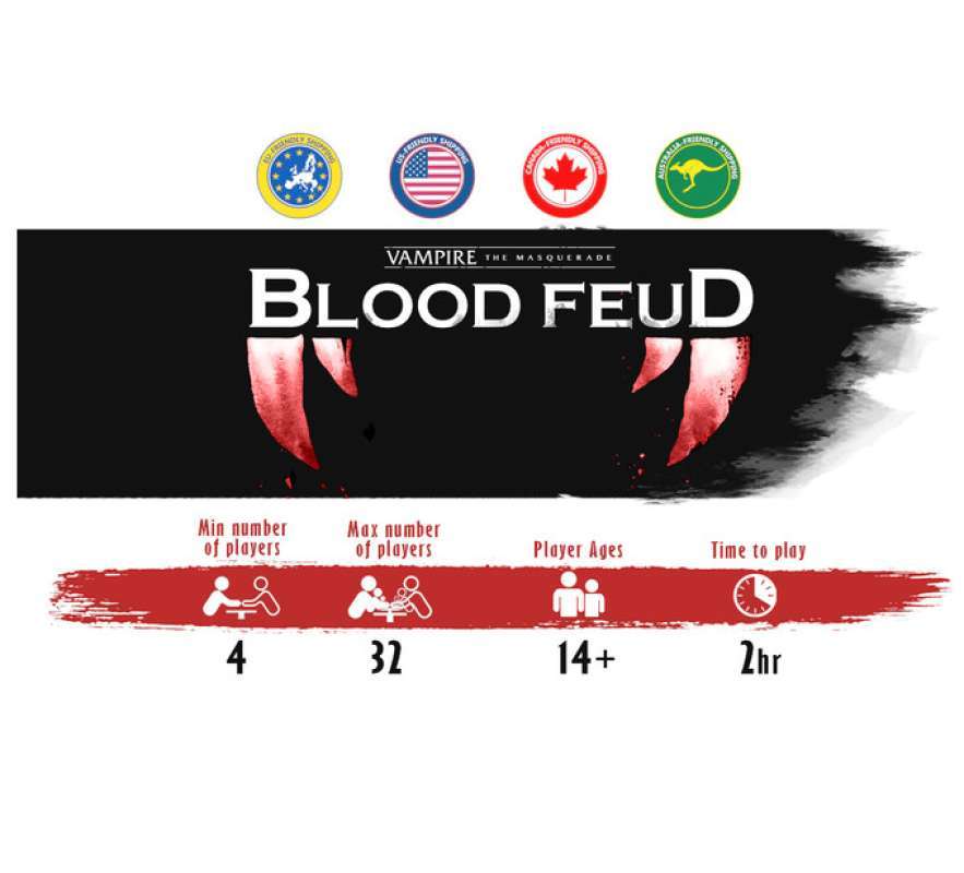 Promo Vampire: The Masquerade – Blood Feud Board Game Diskon 23% di ...