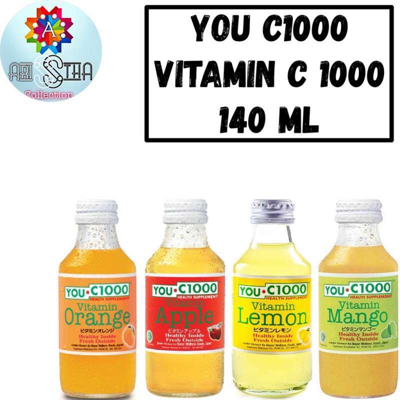 Jual You C1000 Minuman Vitamin C 1000 Kemasan 140 ML di Seller Arisstha ...