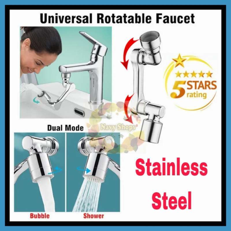 Promo Extender Faucet Rotation 2 Mode Sambungan Kran Wastafel Rotary ...