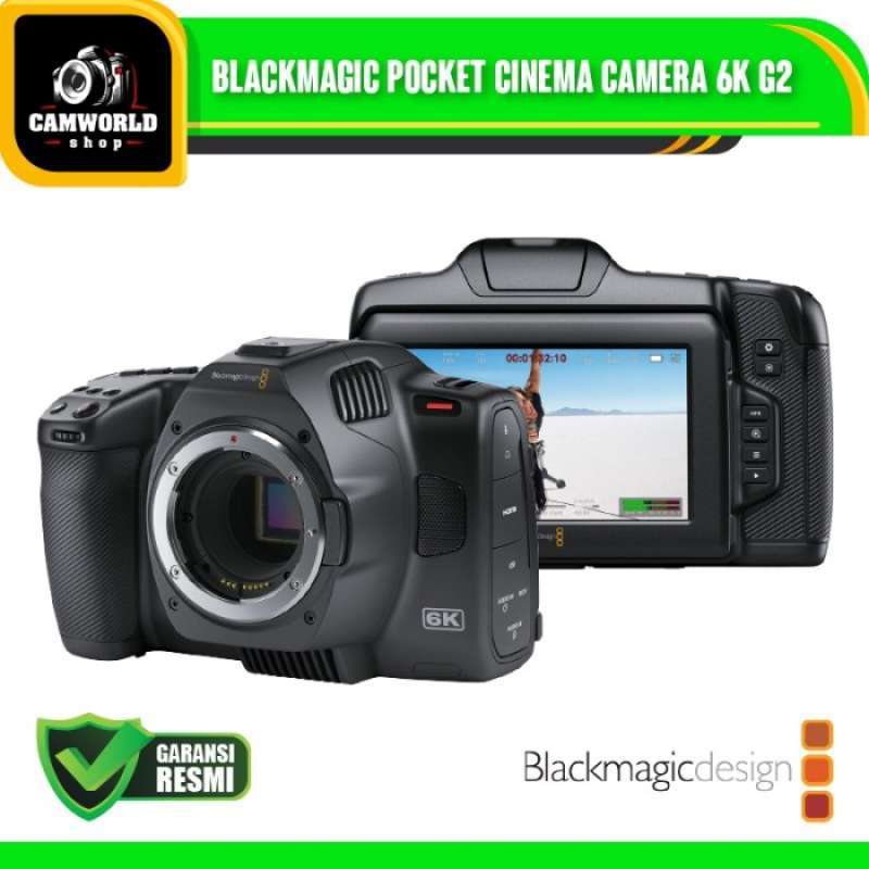 Promo Blackmagic Pocket Cinema Camera 6K G2 Diskon 23% di Seller Focus ...