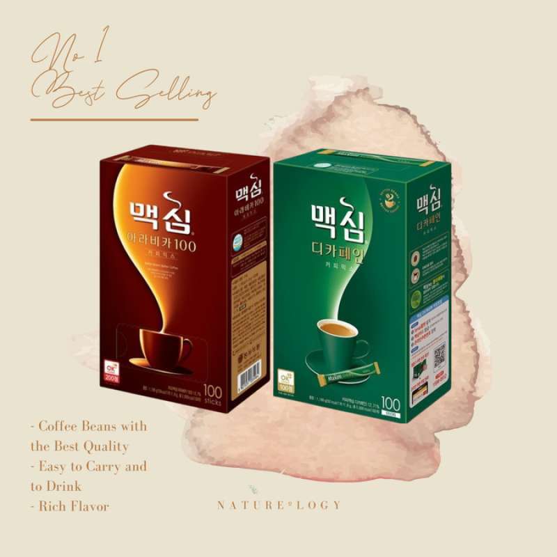 Jual Maxim Arabica / Decaffeinated Korea Instant Coffee Kopi Di Seller ...