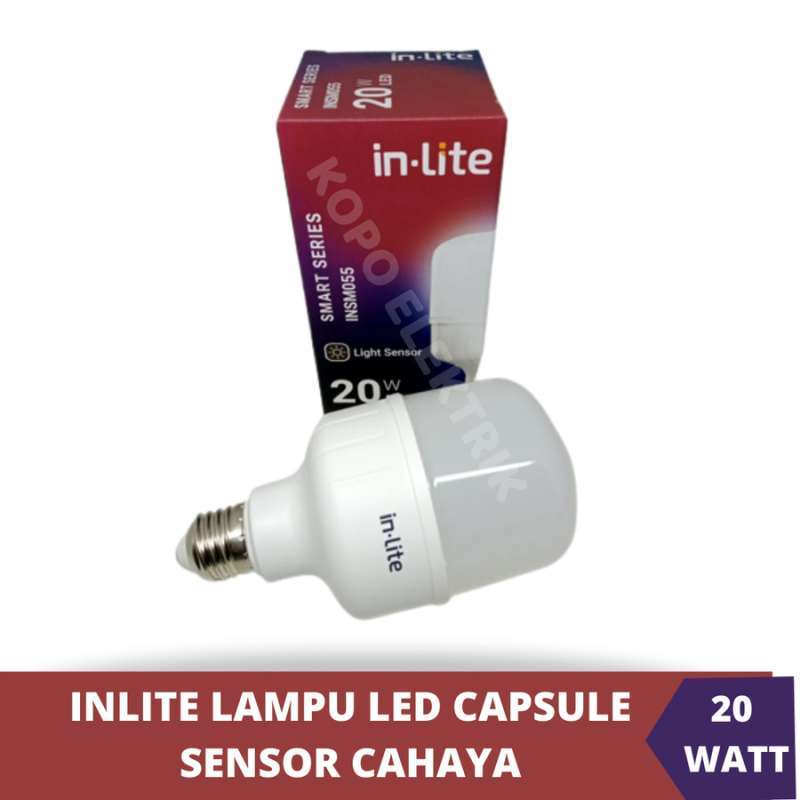 Jual LAMPU LED CAPSULE SENSOR CAHAYA INLITE 20W 20 WATT - Putih di ...