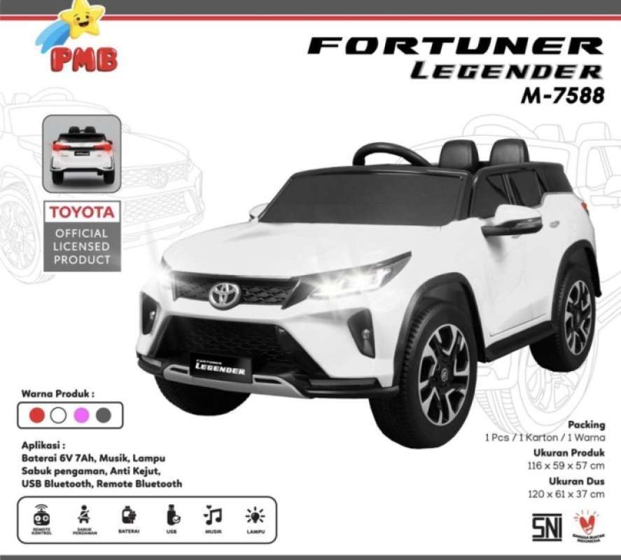 Promo M-7588 Toyota Fortuner Legender Pmb M7588 Mobil Aki Remote ...