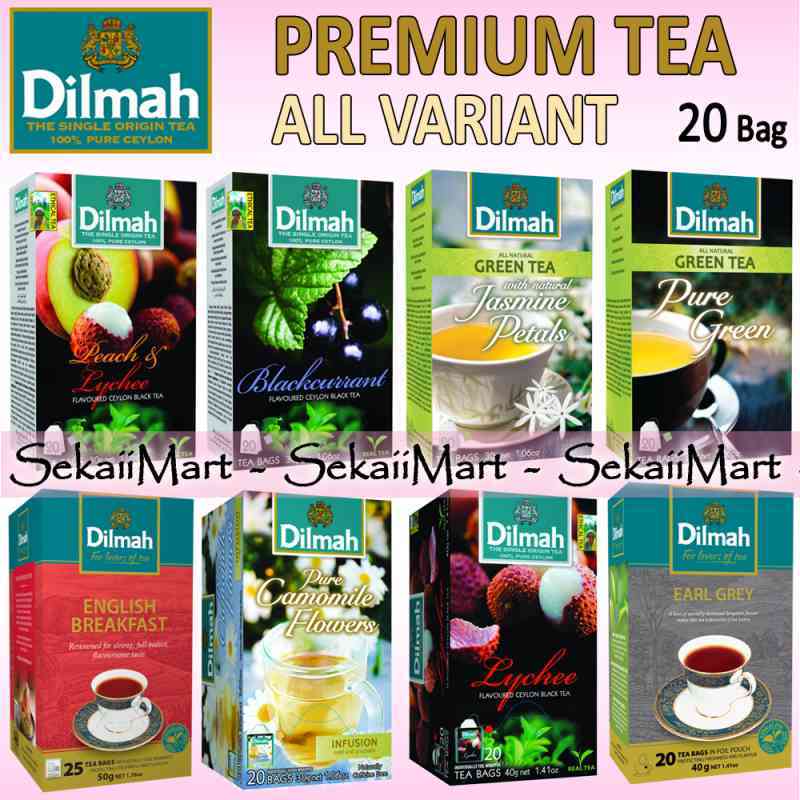 Promo Dilmah Teh Premium Lengkap Semua Rasa Isi 20 Kantong - All ...