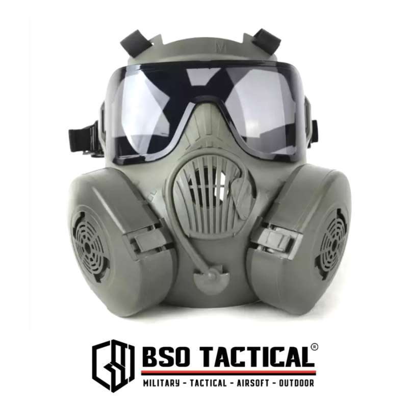 Jual Tactical Mask M50 Gen 2 Full Face Outdoor Gas Mask 2 Lens - FG di ...