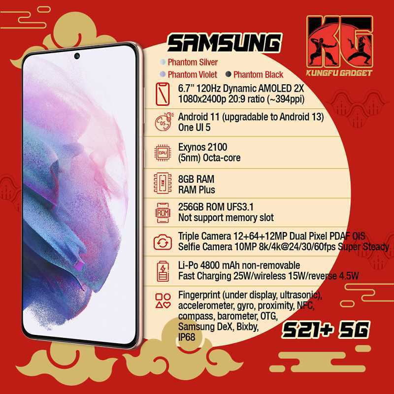 Promo Samsung Galaxy S21 Plus 8/256 Ram 8GB Internal 256GB Garansi ...