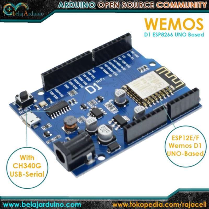 Jual Wemos D1 Esp8266 Esp 12f Upgrade Wifi Nodemcu Based Arduino Uno Board Di Seller Ksm Store